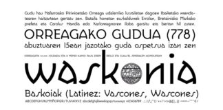 A excellent collection of “Basque fonts” and more information on Basque ...